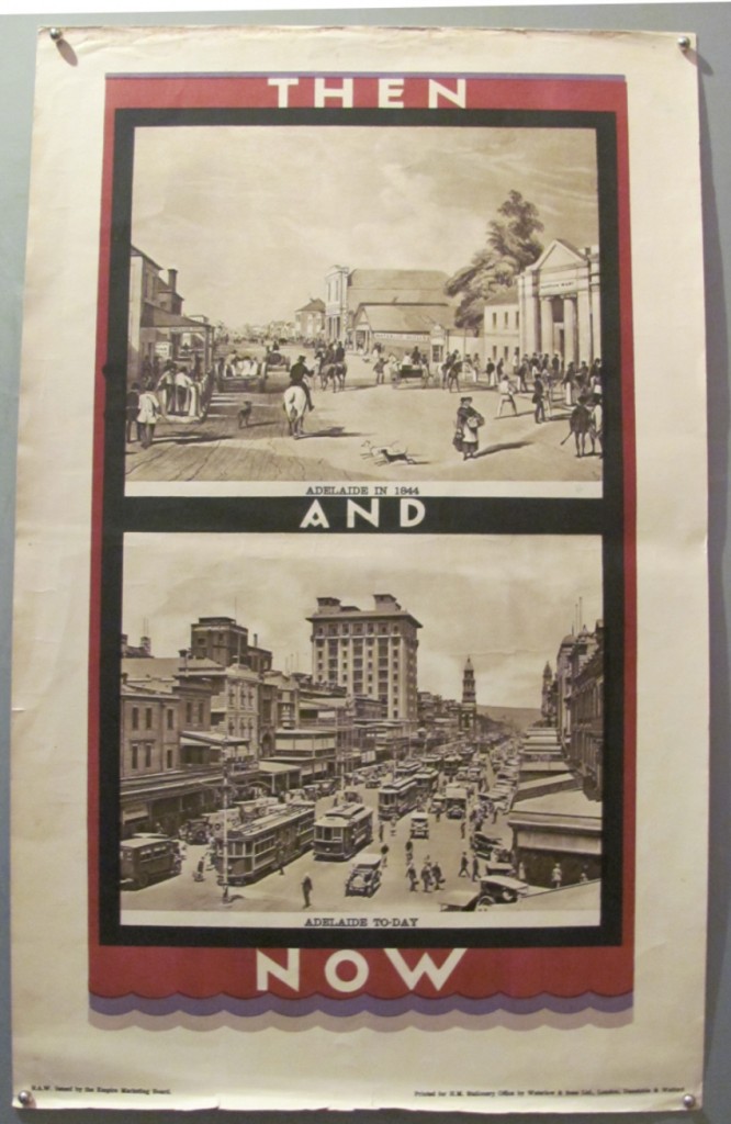 Adelaide Then & Now poster | Books & Things