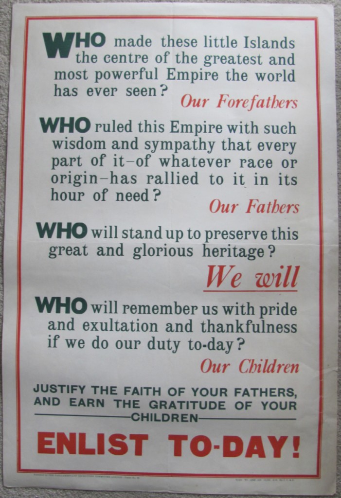 Enlist Today poster | Books & Things