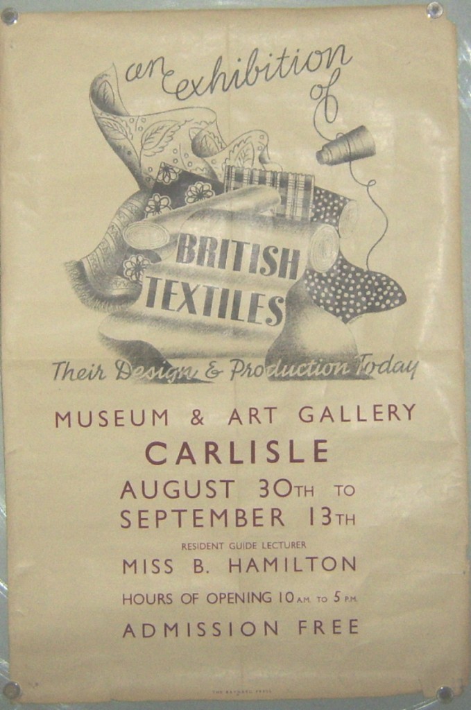 British Textiles exhibition poster | Books & Things